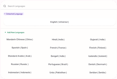 Translate Video, Audio, Images to 75+ languages with 1-click